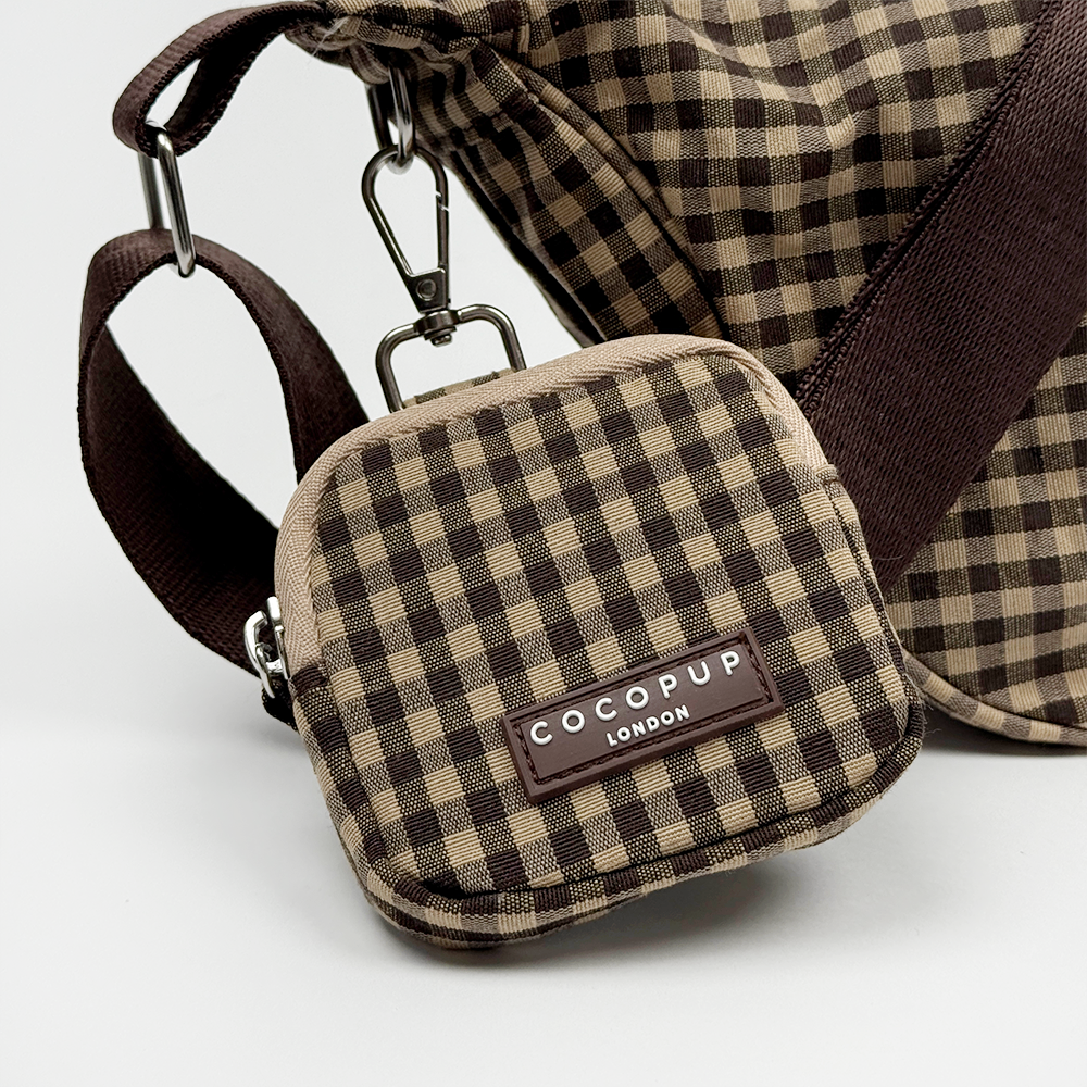 Crescent Treat Pouch - Cotswold Check | Cocopup London