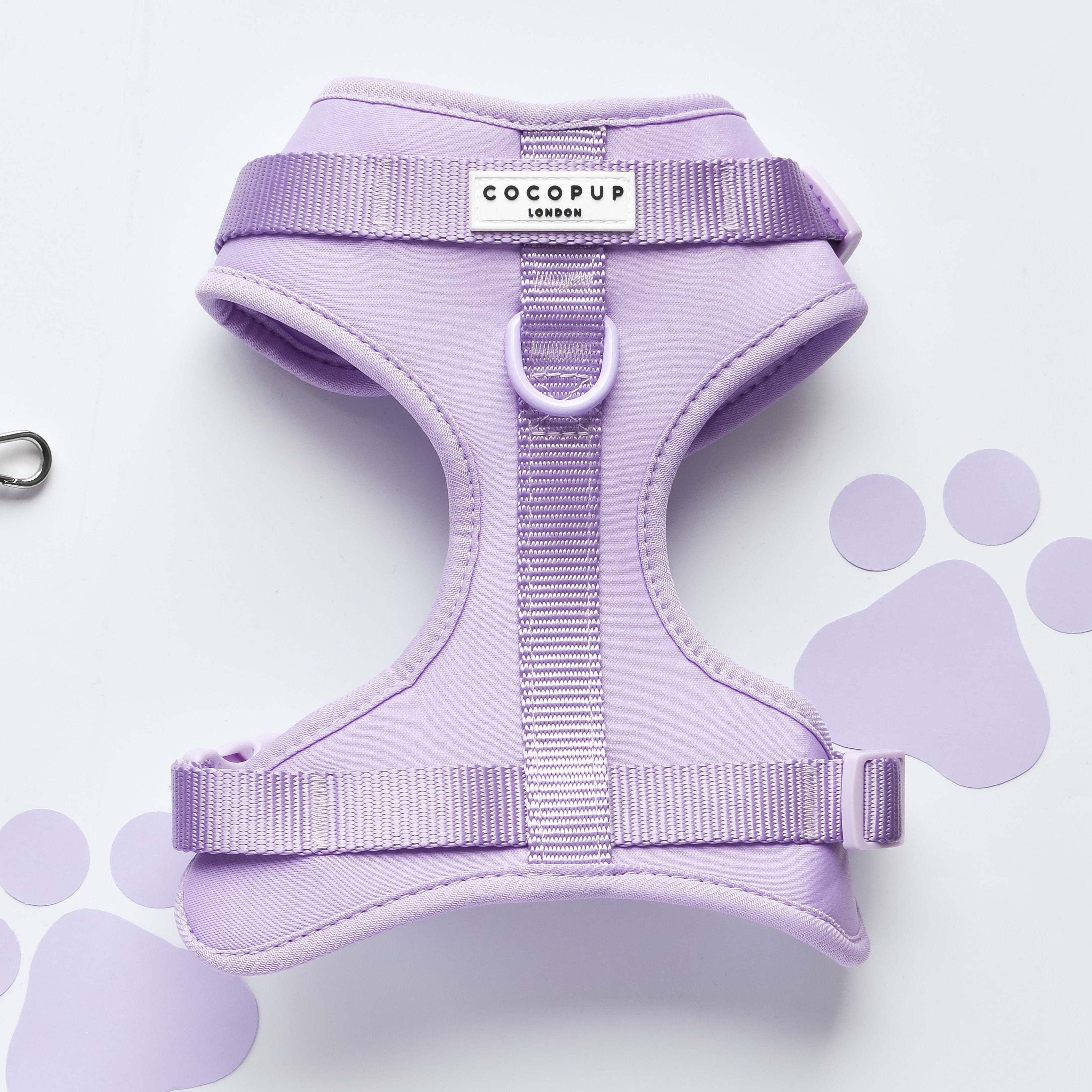 NAKD Adjustable Neck Dog Harness - Parma Violets | Cocopup London
