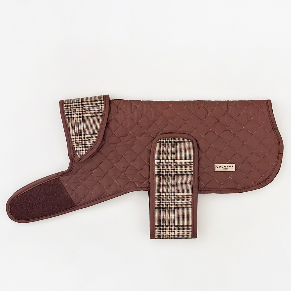 Quilted Dog Coat - Pup Plaid | Cocopup London