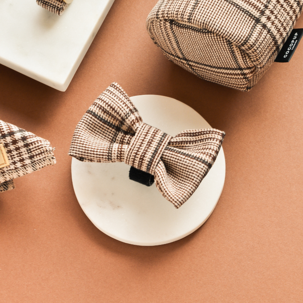 Pup Plaid Dog Bow Tie | Cocopup London